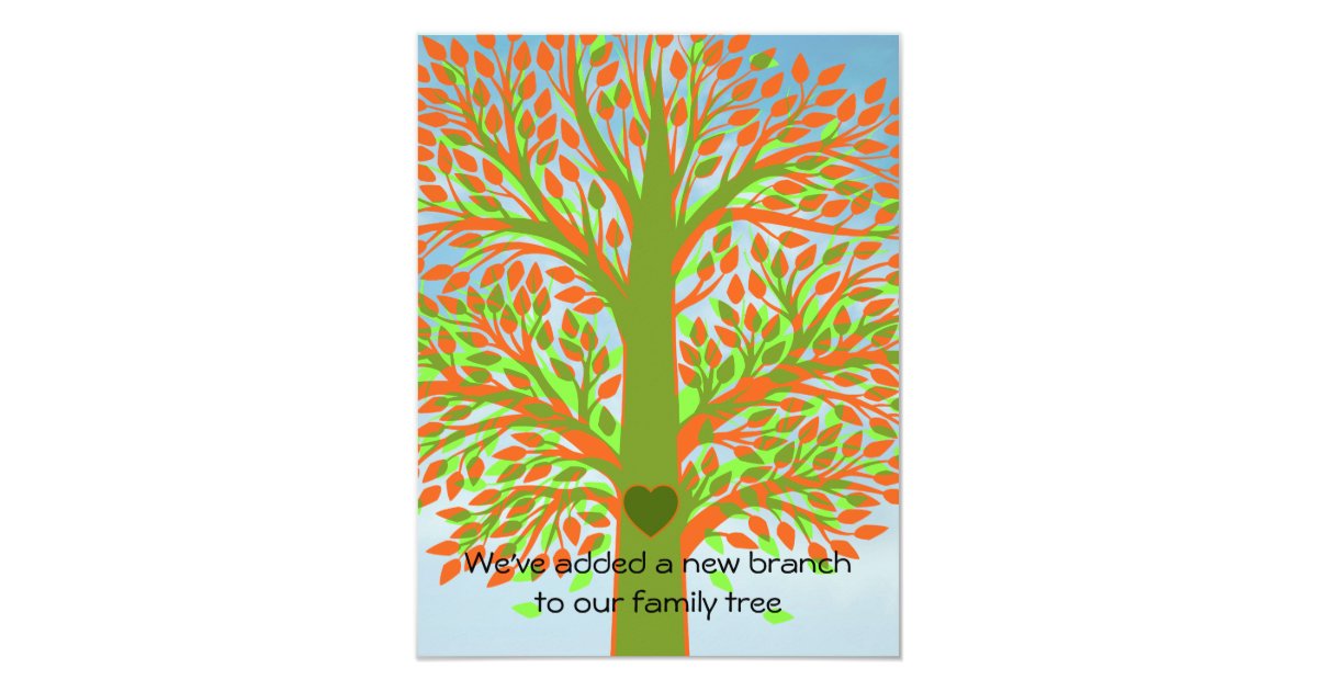 Adoption Tree Invitation | Zazzle.com