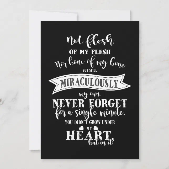 adoption verse invitation | Zazzle