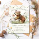 Adorable Baby Bear 1st Birthday Party Invitation | Zazzle