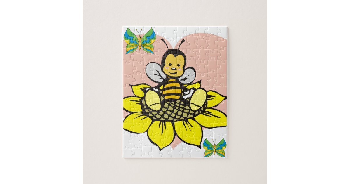 Adorable Bee Puzzle | Zazzle