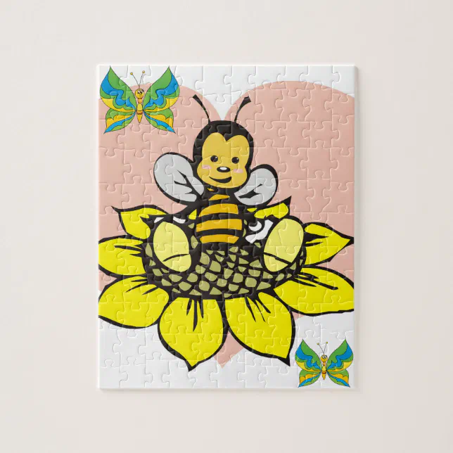 Adorable Bee Puzzle | Zazzle