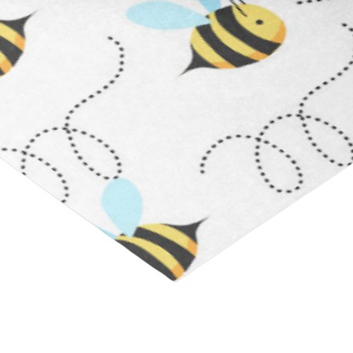 Adorable Bumble Bee Pattern Tissue Paper | Zazzle
