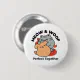 Adorable Cat and Dog Hug – Meow & Woof Design Button | Zazzle