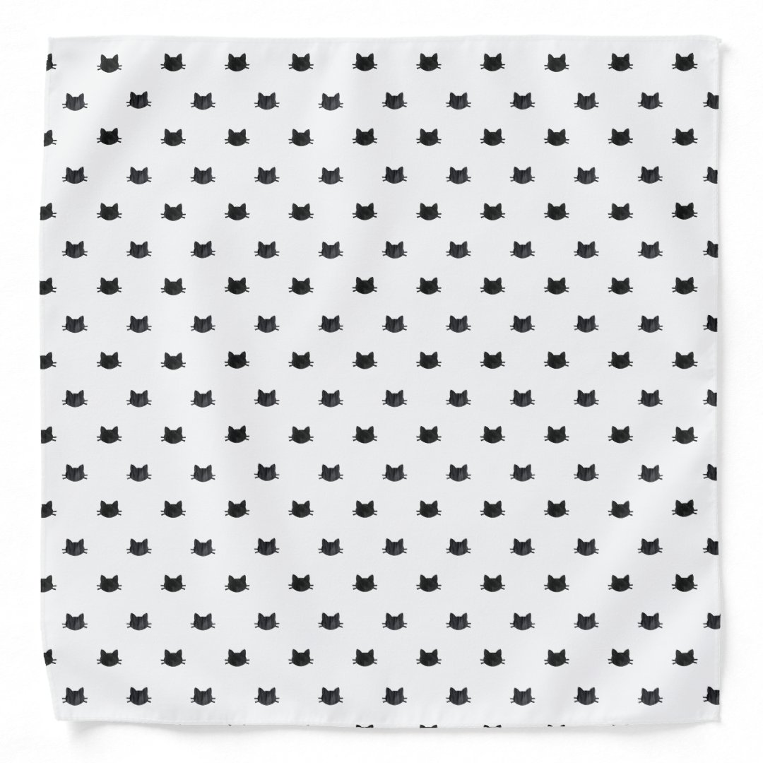 Adorable Cats Pattern Bandana | Zazzle