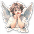 Adorable Cherubs Sticker | Zazzle