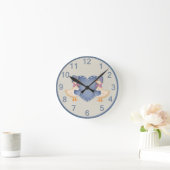 Adorable Country Goose Clock | Zazzle
