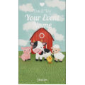 Adorable Cute Farm Animals Barnyard Kids Birthday Digital Templates ...
