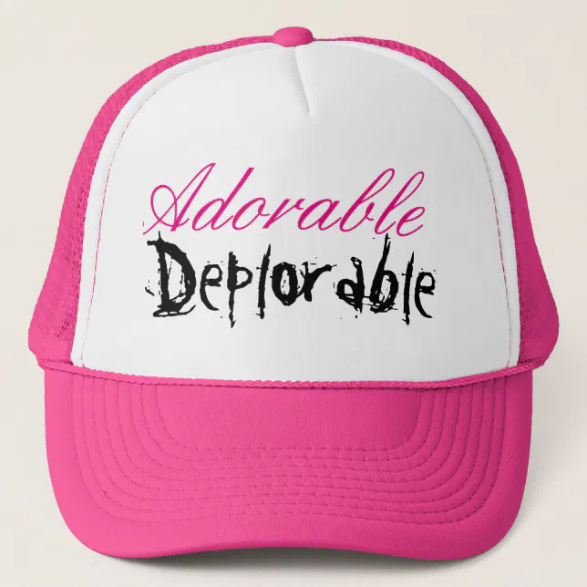Adorable Deplorable Hat | Zazzle