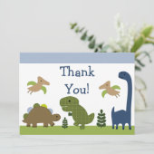 Adorable Dino/Dinosaurs Baby Thank You Cards | Zazzle