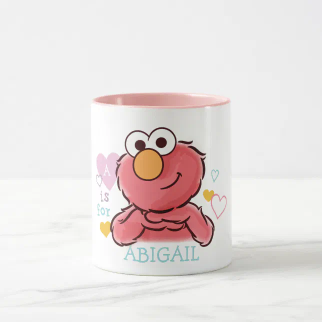 Adorable Elmo | Add Your Own Name Mug | Zazzle
