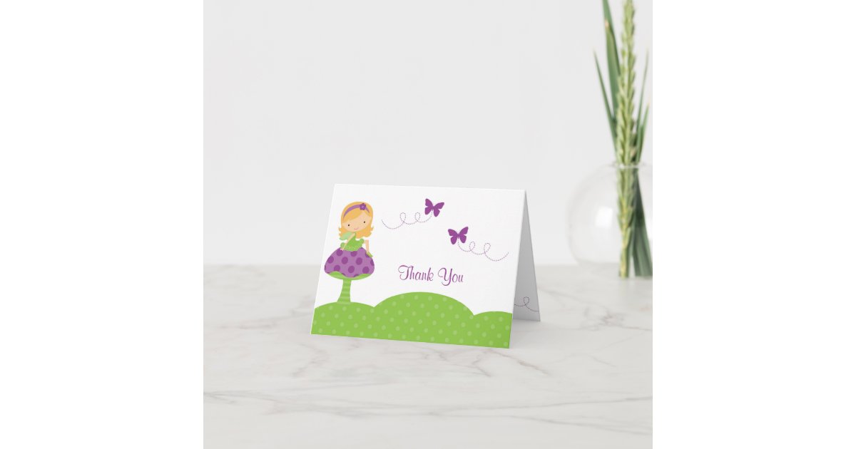 Adorable Fairy Note Card | Zazzle