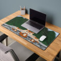Adorable Fox Family Desk Mat | Zazzle