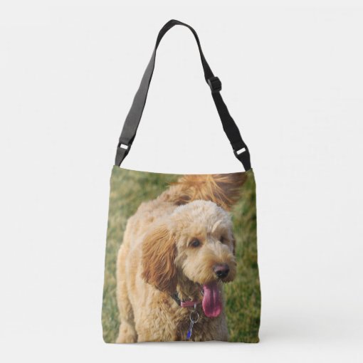 Adorable Goldendoodle Dog Crossbody Bag | Zazzle