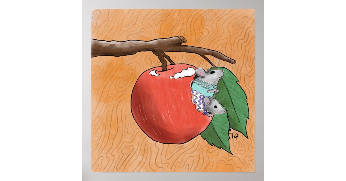 Adorable Mice Poster | Zazzle