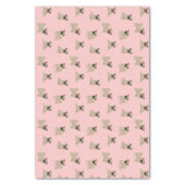 Adorable Pink Pug Puppies Pattern Tissue Paper | Zazzle