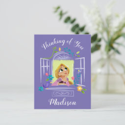 Adorable Princess Rapunzel Postcard | Zazzle