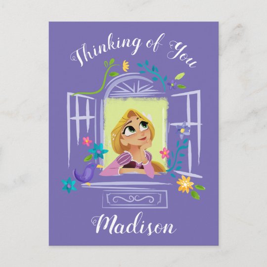 Adorable Princess Rapunzel Postcard | Zazzle.com