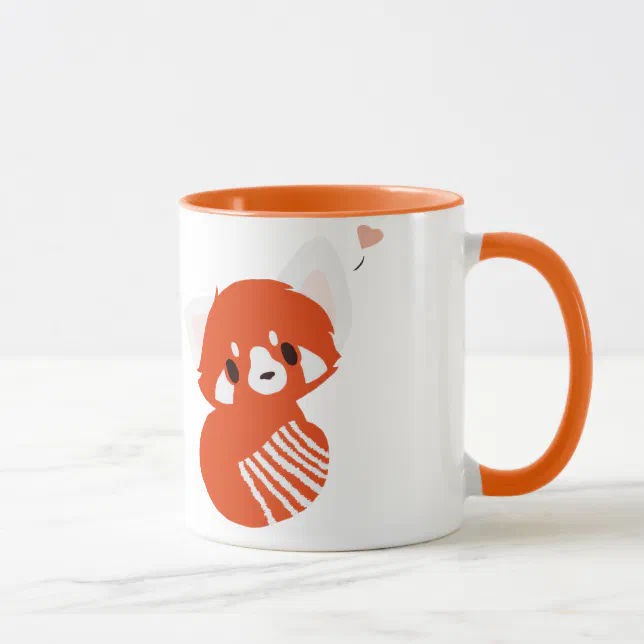 Adorable Red Panda Mug | Zazzle