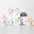 Adorable Saanen Goat Christmas Wrapping Paper | Zazzle