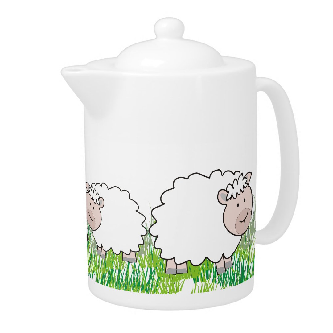 Adorable Sheep Teapot | Zazzle