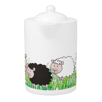 Adorable Sheep Teapot | Zazzle