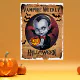 Adorable Vampire Vintage Style Halloween Newspaper Poster | Zazzle