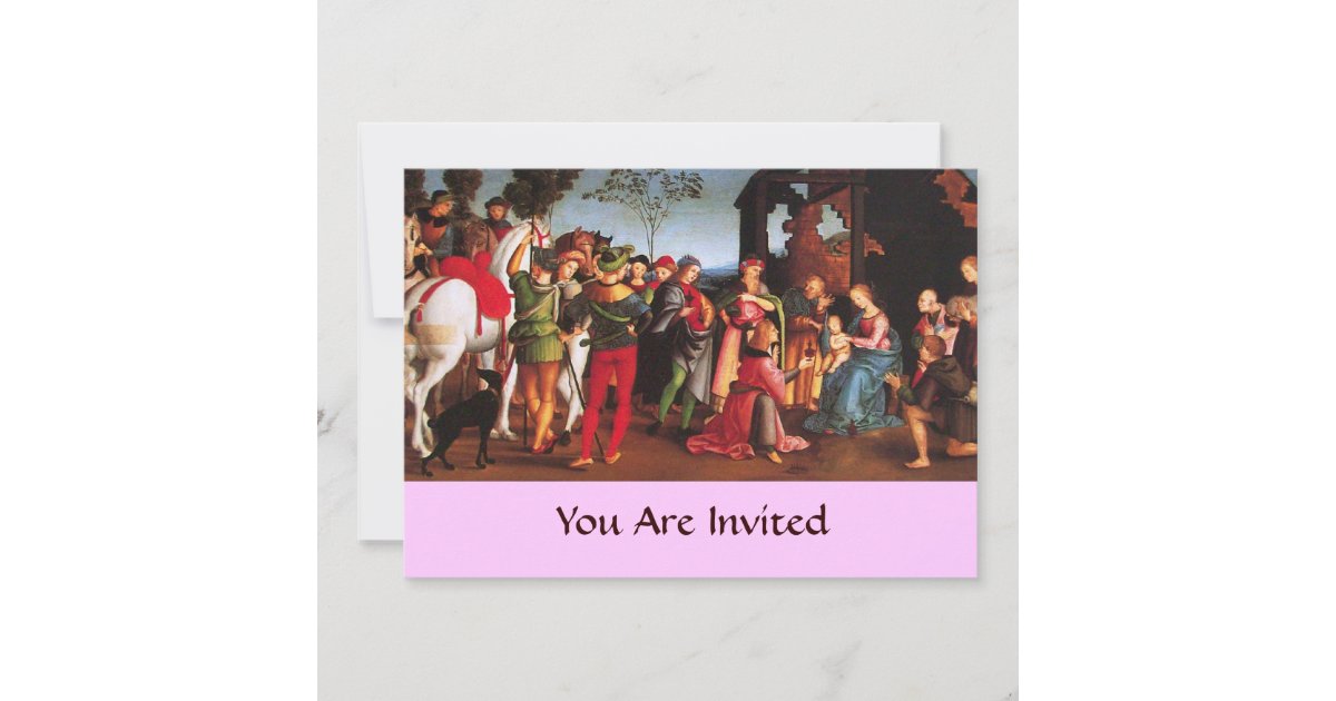 ADORATION OF THE MAGI INVITATION | Zazzle