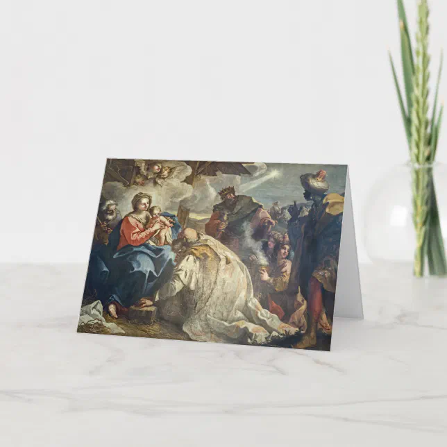 Adoration of the Magi Nativity Holy Family Holiday Card | Zazzle