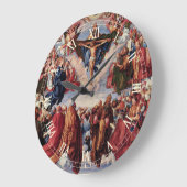 Adoration of the Trinity by Albrecht Durer, 1511 Large Clock | Zazzle