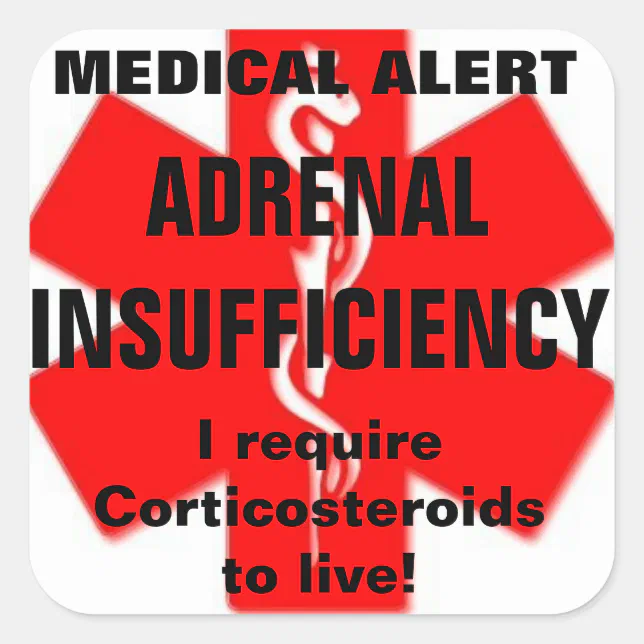 ADRENAL insufficiency stickers | Zazzle
