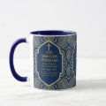 Adult CONFIRMATION Gift Blue Gold Male Mug | Zazzle