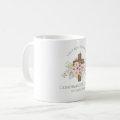 Adult CONFIRMATION Gift - Floral Cross Personalize Coffee Mug | Zazzle