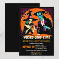 Adult Halloween wicked good time costume party Invitation | Zazzle