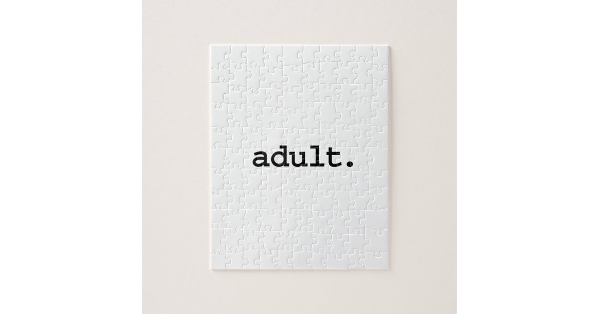 Adult Jigsaw Puzzle Zazzle