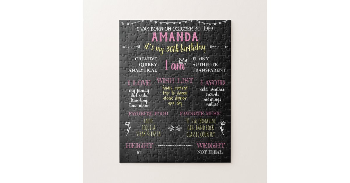 Adult Milestone Birthday Funny Jigsaw Puzzle | Zazzle