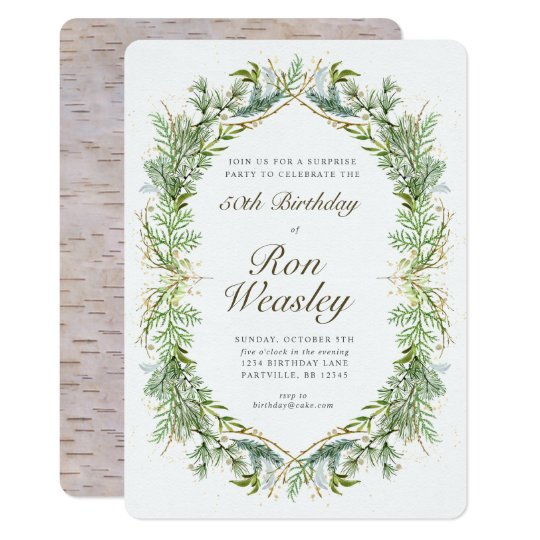 Adult Milestone Birthday Invitation Any Age | Zazzle.com