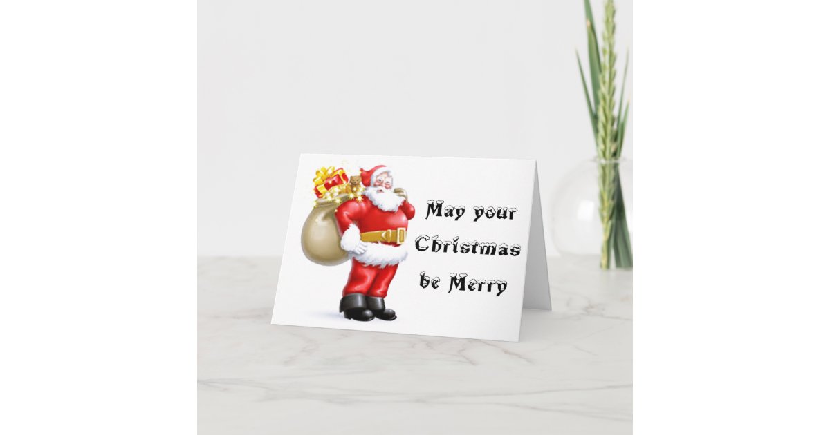 **ADULT SANTA HUMOR** FOR YOU AT CHRISTMAS CARD | Zazzle