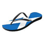 Adult Slim Straps with Flag of Scotland, UK Flip Flops | Zazzle
