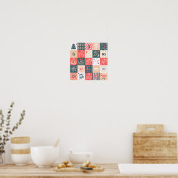 Advent Calendar Poster | Zazzle