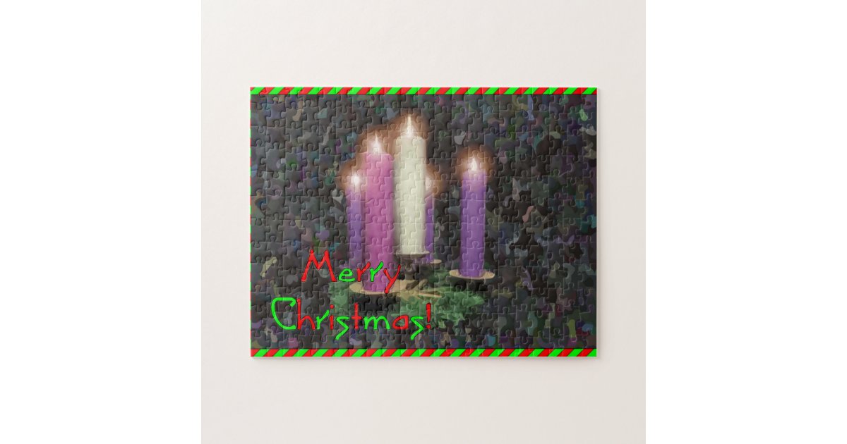 Advent Candles Jigsaw Puzzle | Zazzle