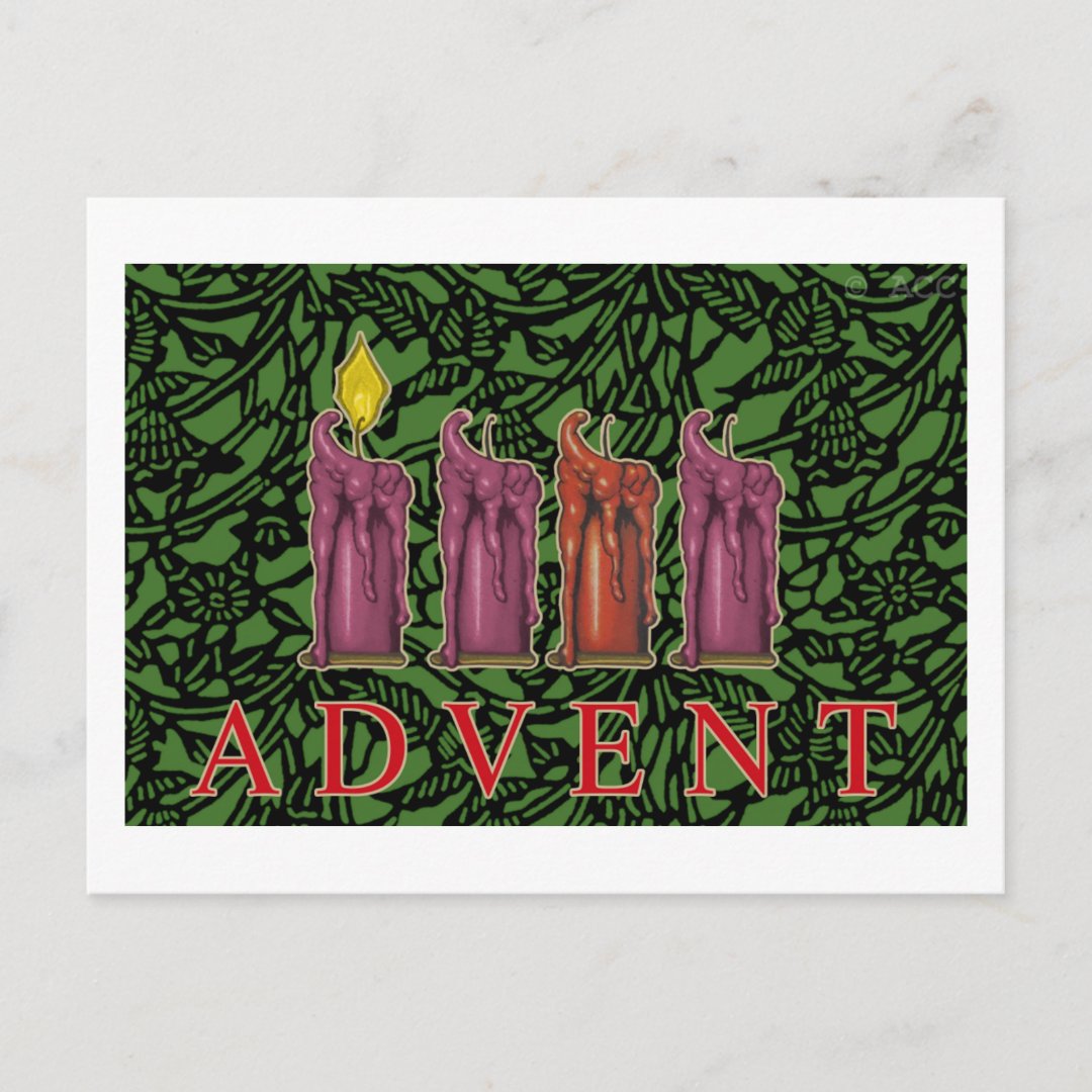 Advent Postcard | Zazzle