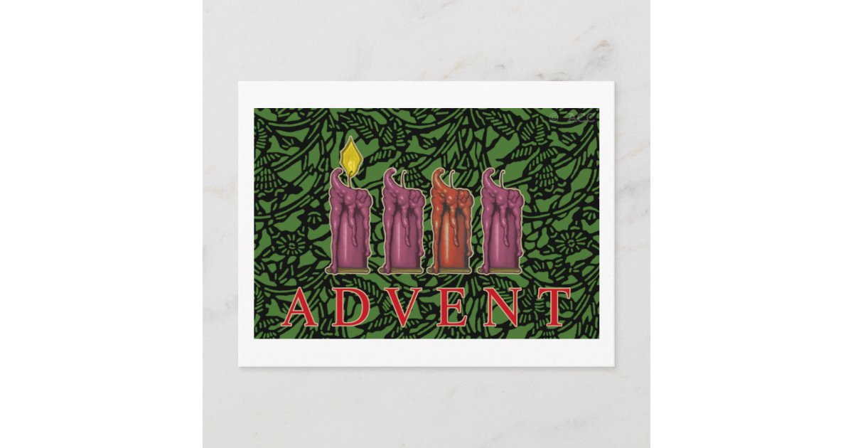 Advent Postcard | Zazzle