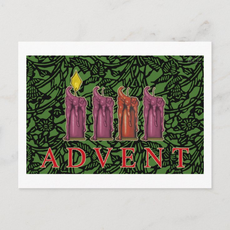 Advent Postcard | Zazzle