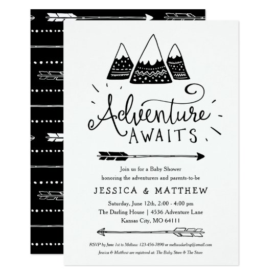 Adventure Awaits Baby Shower Invitations | Zazzle.com