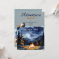 Adventure Awaits Camping Bachelorette Party Invitation | Zazzle