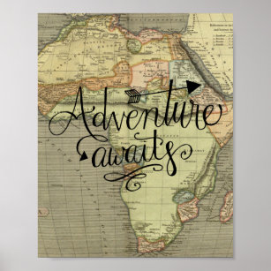 Adventure Quote Art & Wall Décor | Zazzle