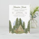 Adventure Awaits Rustic Forest Camping Baby Shower Invitation | Zazzle