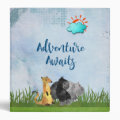 Adventure Awaits - Travel Photo Album 3 Ring Binder | Zazzle