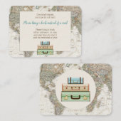 Adventure Awaits World Map Book Request Enclosure | Zazzle