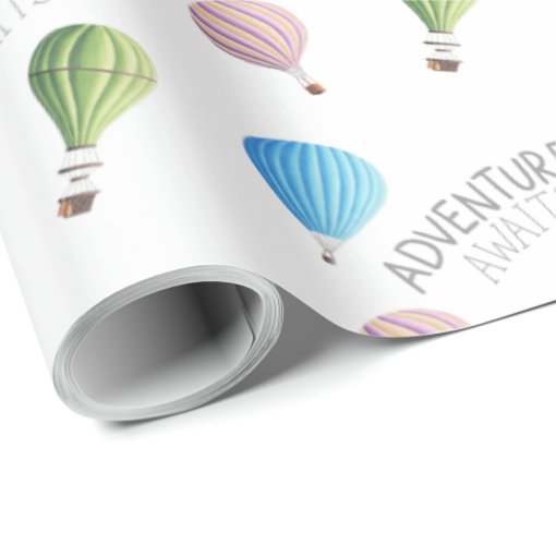 Adventure Awaits Wrapping Paper | Zazzle
